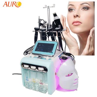China Hydraskin Hydrodermabrasion Facial Machine 9 In 1 1.5 Mhz For Skin Cleansing for sale