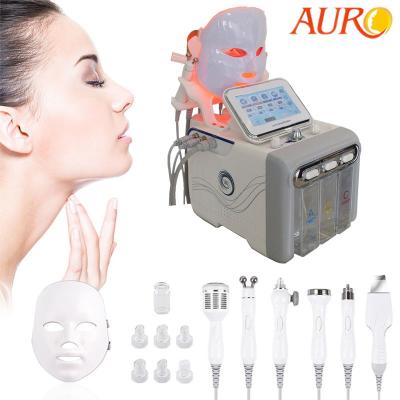 China RF 7 In 1 Hydrogen Oxygen Beauty Machine Salon Hydra Peel Facial Machine for sale