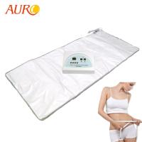 China 2 Zone Far Infrared Pressotherapy Thermal Sauna Blanket For Detox for sale