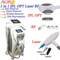 China RF Tightening Skin Rejuvenation Machine 3 In 1 IPL Hair Removal Laser Tattoo Removal for sale