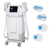 China 4 Handles EMS Sculpt Machine Muscle Stimulator Belly Fat Burning Butt Lifting Spa Equipment for sale
