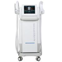 China Vertical EMS Muscle Building Machine Body Slimming Electromagnetic Muscle Stimulator for sale