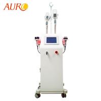 China Vertical Cavitation RF Machine 4 In 1 Fat Reduction Cold Cryo Laser Best Lipo Cavitation Machine for sale