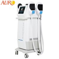 China 220V Muscle Stimulator Machine 4 Handles RF Electromagnetic EMS Sculpting for sale