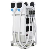 China 220V Muscle Stimulator Machine 4 Handles RF Electromagnetic EMS Sculpting for sale