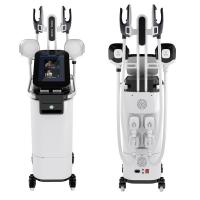 China 4 Handles Body Slimming Machine Screen 15.6 Inch Cool Sculpting Magnetic Thin Muscle Building for sale