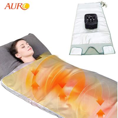China 3 Zones Far Infrared Sauna Blanket Sweating Mat Slimming Machine for sale