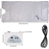 China Effective Slimming 2 Zone Far Infrared Blanket Controlled By Micro Computer for sale