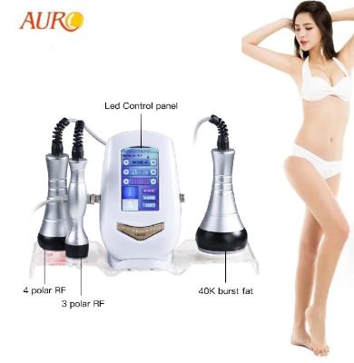 China Mini RF Skin Tightening Device 40khz Cavitation Body Slimming 3 In 1 Machine for sale