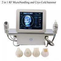 China Skin Tightening RF Radio Frequency Machine Cold Hammer Micro Needling Machine for sale