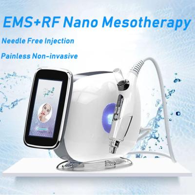 China Portable EMS RF Radio Frequency Machine Painless Meso Gun No Needle Mesotherapy Device for sale