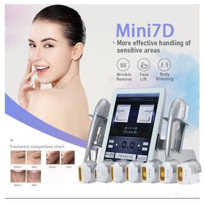 China 7D Hifu Face Lift Wrinkle Removal Machine With 7 Cartridges 1500W for sale