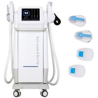 China Body Sculpt Muscle Stimulation Rf 4 Handles Emslim Machine For Beauty Salon for sale