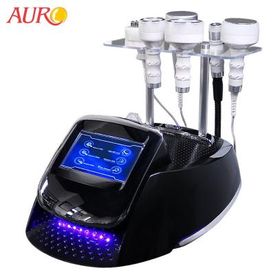China 6 In 1 Cavitation Vacuum RF Machine Brighten Skin Vibration Cavitation Machine Weight Loss for sale