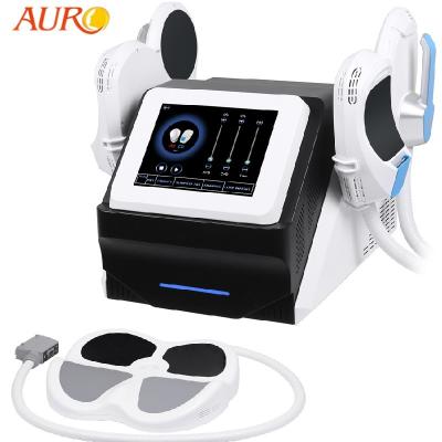 China Body Shaping Build Muscle Em Slim Machine RF EMS Slimming Emsculpting Equipment 4 Handles for sale