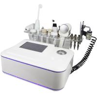 China Galvanic High Frequency Facial Machine 8 In 1 Skin Tightening Cold Hammer Dark Spot Remover for sale