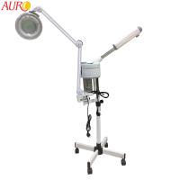 China Vapozone Facial Skin Care Machine 2 In 1 Magnifying Light Salon Facial Steamer for sale