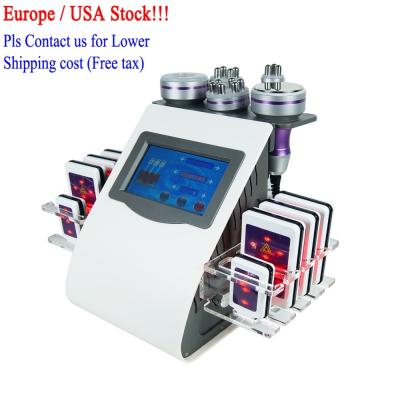 China RF Weight Loss Laser Cavitation Machine 6 In 1 110V 220V 40 KHz for sale