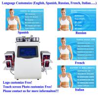 China RF Unoisetion Laser Cavitation Machine 6 In 1 For Beauty Salon for sale