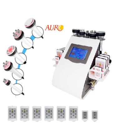 China Laser Radio Frequency 6 In 1 Slimming Beautifying Machine Vacuum For Salon for sale