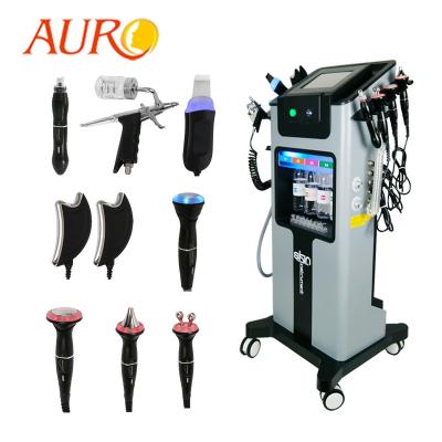 China Hydradermabrasion H2O2 Bubble Machine 8 In 1 Water Oxygen Jet Peel Machine for sale