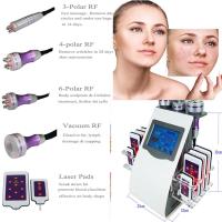 China 6 In 1 Laser Lipo Cavitation Fat Loss Machine Vacuum RF Multipolar for sale