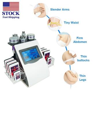 China 40K Body Slimming Cavitation Lipo Laser Machine 6 In 1 300W For Salon for sale