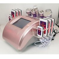 China S Shape 220V Laser Lipo Cavitation Machine 9 In 1 Vacuum RF Photon Therapy for sale