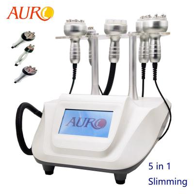 China 40K RF Vacuum Cavitation Body Slimming Machine 5 In 1 With 5 Handles for sale
