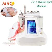 China Microcurrent Therapy 7 In 1 Hydra Facial Machine Ultrasonic Skin Care For Spa for sale
