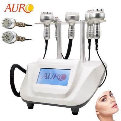 China Vacuum 40K 5 In 1 Cavitation RF Slimming Machine Facial Skin Lifting for sale