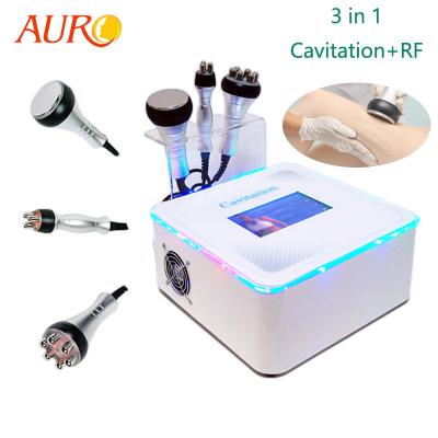 China 40K RF 3 In 1 Fat Burning Machine Vacuum Cavitation Body Sculpting Machine for sale