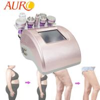 China 7 In 1 Vacuum Slimming Portable RF Cavitation Machine 40Khz With Purple Handles for sale