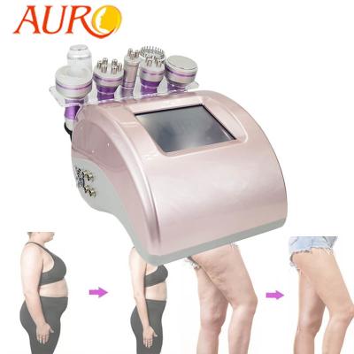 China 7 In 1 Vacuum Slimming Portable RF Cavitation Machine 40Khz With Purple Handles for sale