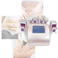 China 9 In 1 Cavitation Radio Frequency Weight Loss Machine 1 - 5Mhz With Lipo Laser for sale