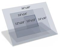 China 10000nm - 11000nm Safety Windows Visible  Laser Cutting Accessories for sale