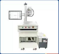 China 100kHz Air Cooling UV Laser Engraving Machine 0.3mm Fiber Marking Laser Machine for sale