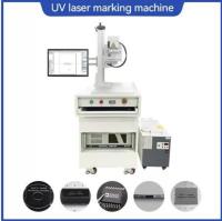 China Single Phase 50Hz 10A UV Laser Marker Tabletop UV Marking Machine for sale