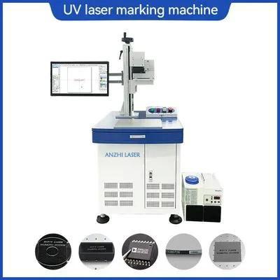 China 0.1mm 355nm UV Laser Graving Machine 7000mm/S Portable Laser Engraver for sale