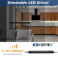 China Street Light Dimmable Led Driver Customizable 36V Output 60W Class2 Thin Slim IP67 UL PWM for sale