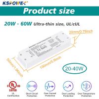 China 12V 20W Input 100-120V Constant Voltage IP20 LED Power Supply Driver for Indoor Strip Lighting Exceptional Efficiency for sale