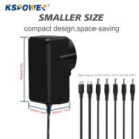 China 12V4A 48W Interchangeable Power Adapter with Multiple Certifications and Universal AC Input for sale