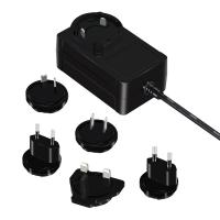 China 12V3A 36W Interchangeable Plug Adapter with 3 Years Warranty AC DC Power Adapter for sale