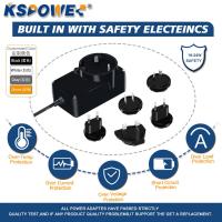 China 12V3A 36W Interchangeable Plug Adapter with 3 Years Warranty AC DC Power Adapter for sale