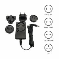 China 100%PC International Adapter with Interchangeable Plug 30W 36W AU US EU UK Stock 5V 9V 12V 24V 1.75A 3A Travel Adaptor DC for sale