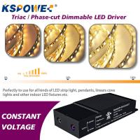 China Kspower Triac Dimmable LED Power Supply 20W 12V 24V Constant Voltage Waterproof Nema 3R Driver for LED Lighting 5 and 5 for sale