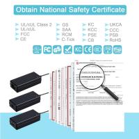China 24V 3A AC DC Power Adapter with Indicator Light Shenzhen Transformer Class 2 DOE VI Efficiency UL FCC CE KC SAA RoHS for sale