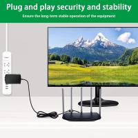 China Interchangeable 12V DC Power Adapter 1A to 3A with 9V Outlets UL Level VI SAA KC Certified 62*39*26mm 100%PC Direct for sale