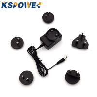 China Interchangeable 12V DC Power Adapter 1A to 3A with 9V Outlets UL Level VI SAA KC Certified 62*39*26mm 100%PC Direct for sale