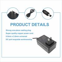 China Class 2 Cul UL CE FCC GS CB CCC KC SAA ROHS Level VI 12V 1.5A 18W AC DC Adaptor Transformer Black Plug for 50/60Hz Input for sale